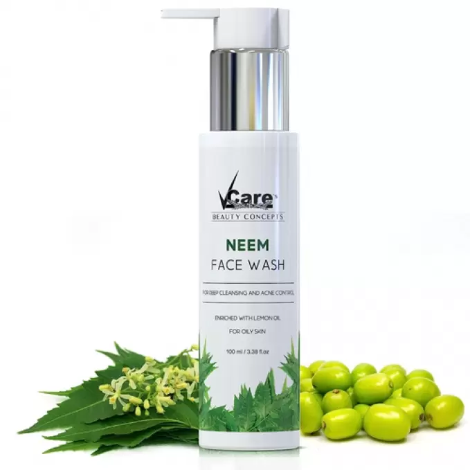 Vcare Neem Face Wash 100ml Buy Vcare Neem Face Wash 100ml Online From